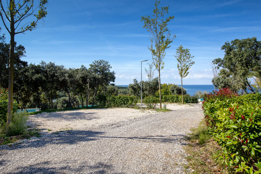 Stellplätze im Campingplatz Val Saline, Rovinj, Istrien, Kroatien