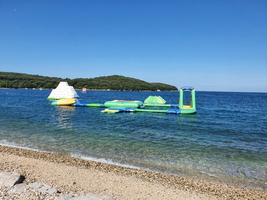 Sportaktivitäten im Campingplatz Val Saline Rovinj, Istrien, Kroatien